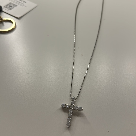 Jewelry | The M Jewelers Mini Bella Pave Cross Pendant Necklace | Poshmark